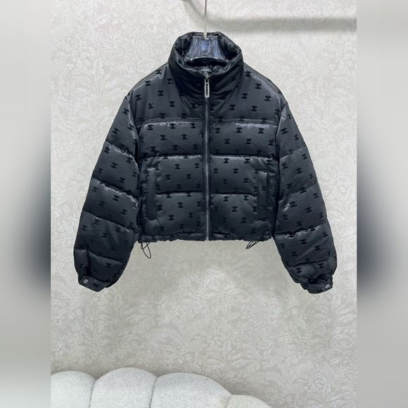 CHANEL | Jackets & Coats | Chanel Double C Puffer Jacket | Poshmark